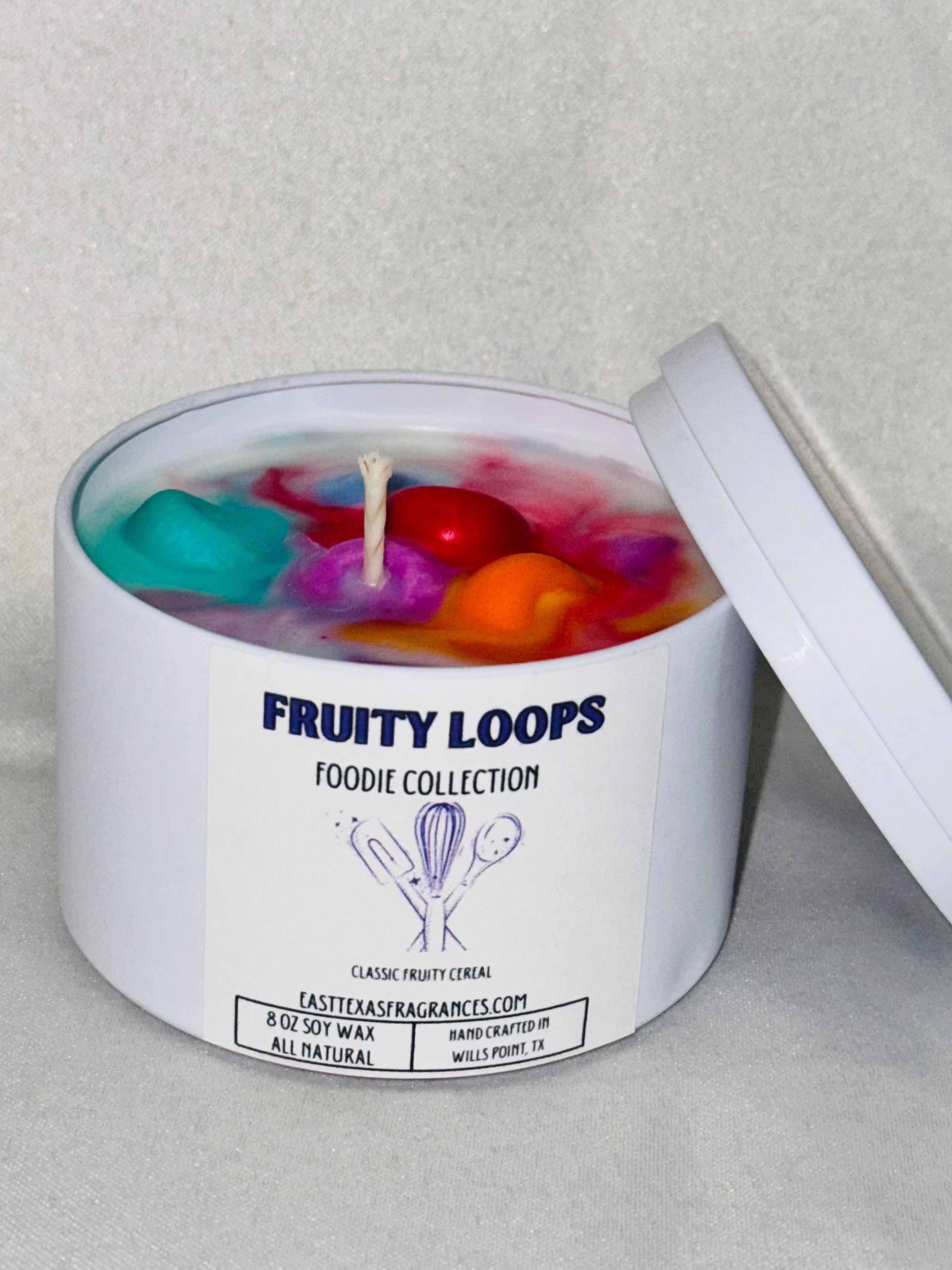 8oz Fruity Loops Candles | East Texas Fragrances